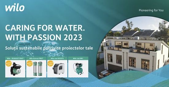 Agenda Constructiilor - WILO: Noua campanie dedicata solutiilor eficiente de apa rece pentru ...